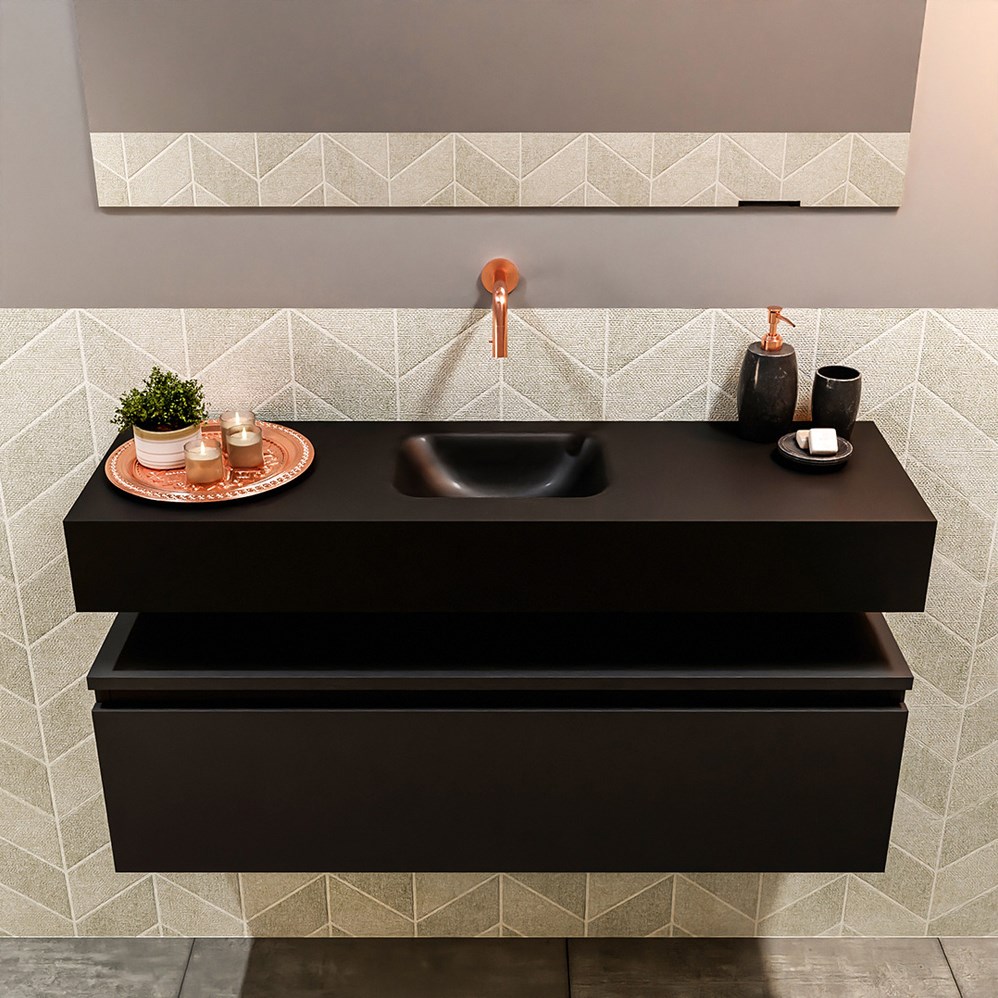 ANDOR 100cm cloakroom vanity set Urban. Vanity top LEX Urban position ...