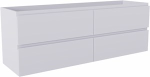 HAY bathroom base cabinet small 140cm 4 drawers color Cale, Double ...