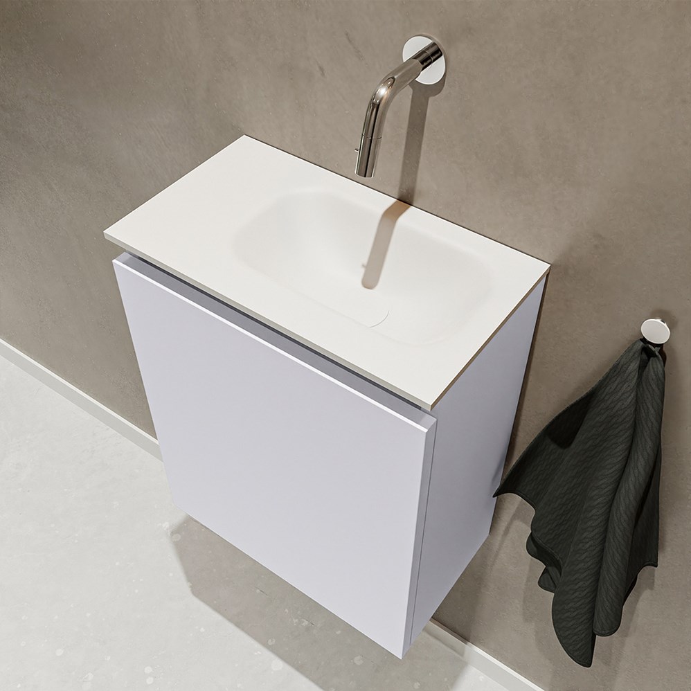 TURE 40cm mueble fondo reducido Cale. EDEN lavabo posición Derecho sin ...