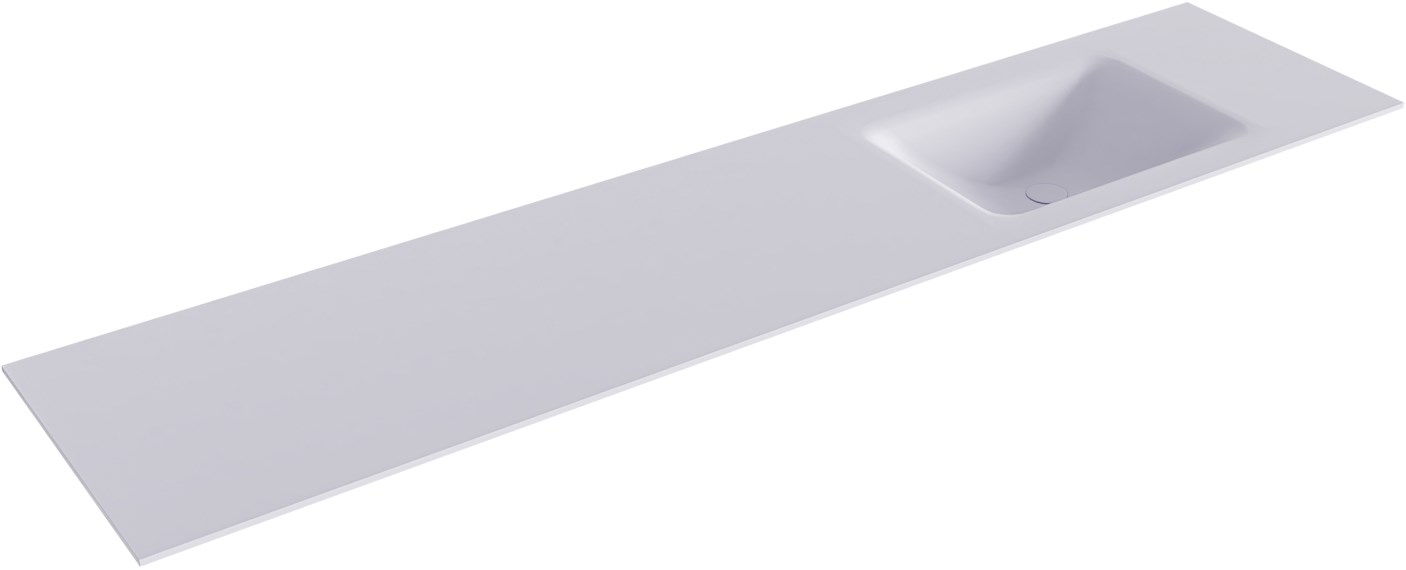 CLOUD Cale Lavabo encastrado de solid surface 200cm. Posición del ...