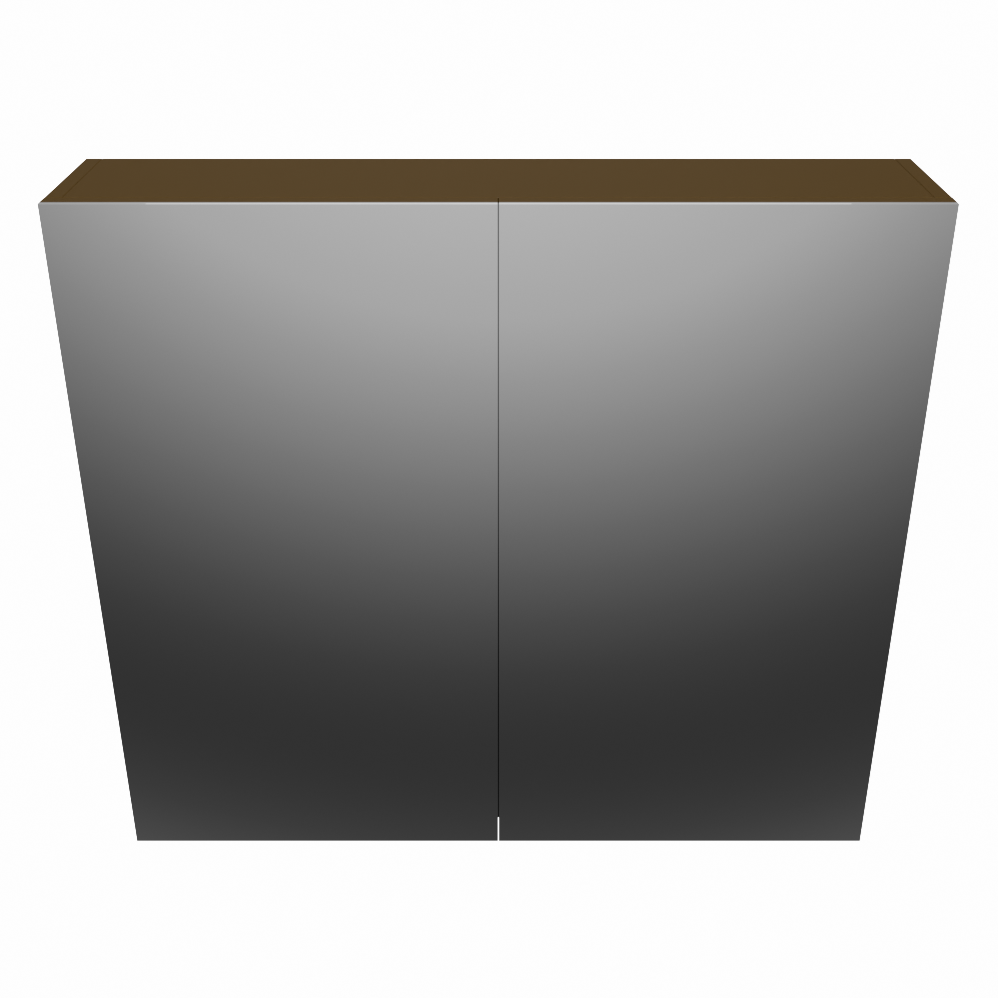 CUBB spiegelkast 80x70x16cm kleur rust met 2 deuren.