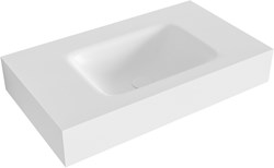 MONDIAZ Solid Surface vrijhangend wastafell