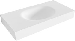 MONDIAZ Solid Surface vrijhangend wastafell