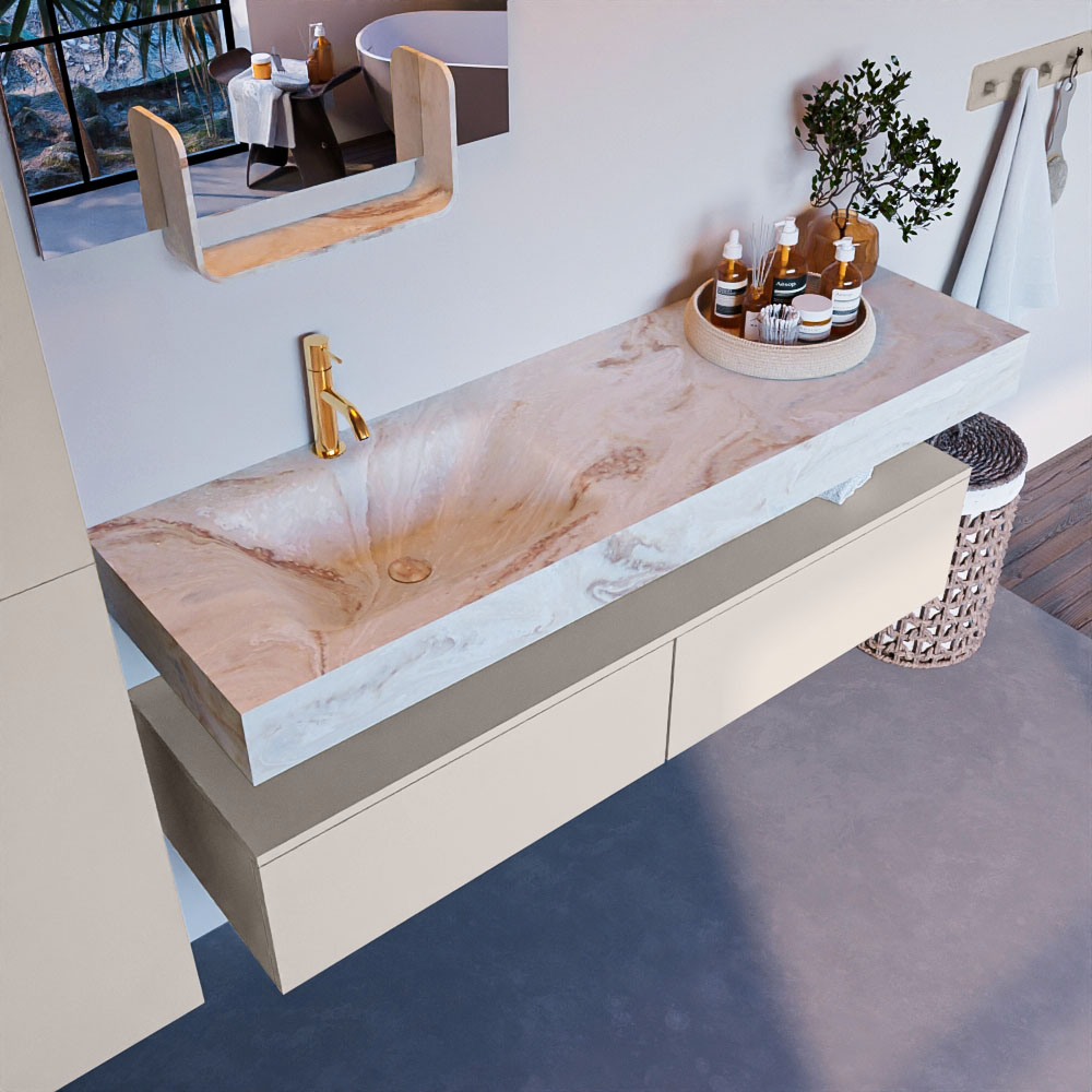 Badmeubel met wastafel