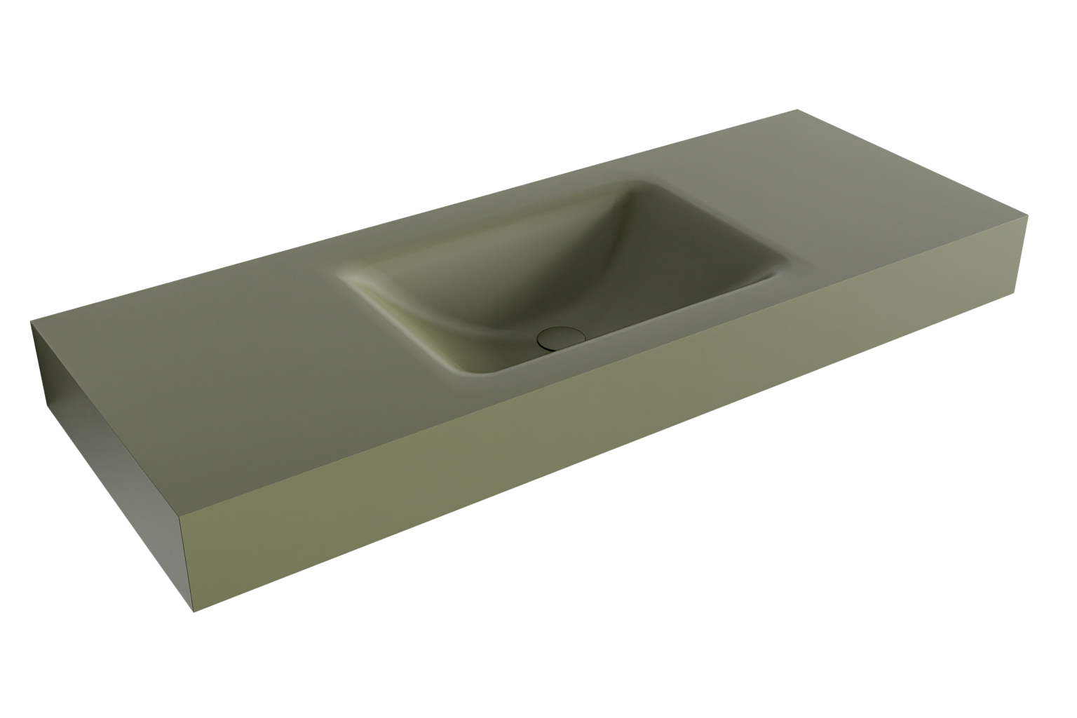 MONDIAZ Solid Surface vrijhangend wastafell