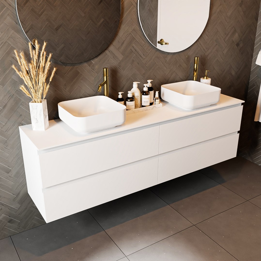 TOP 23 Talc Solid surface plateau / topplaat 171cm. Dikte blad 0,9cm ...
