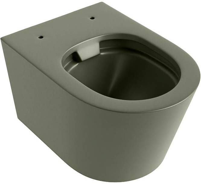 LAVIE Inodoro suspendido single fire sin bridas descarga intensa Army.